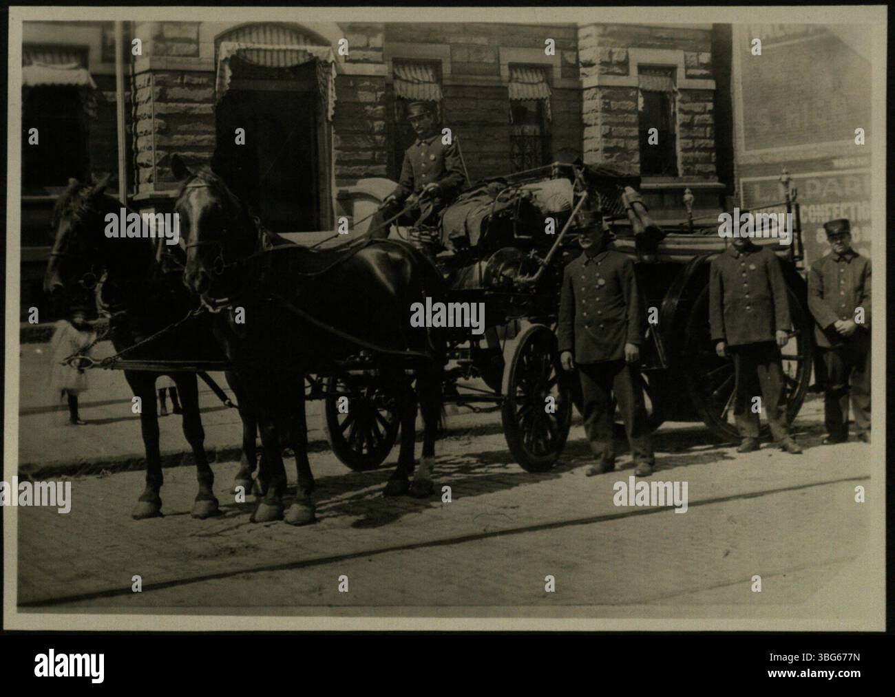 The Pride of Columbus, a horse-drawn fire wagon from No. 2 Hose Company ...