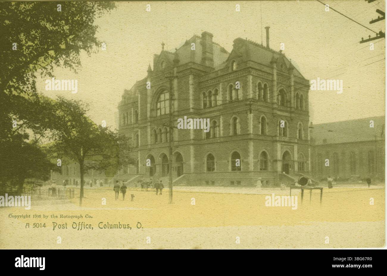This image depicts the old Post Office building, constructed in 1884 ...