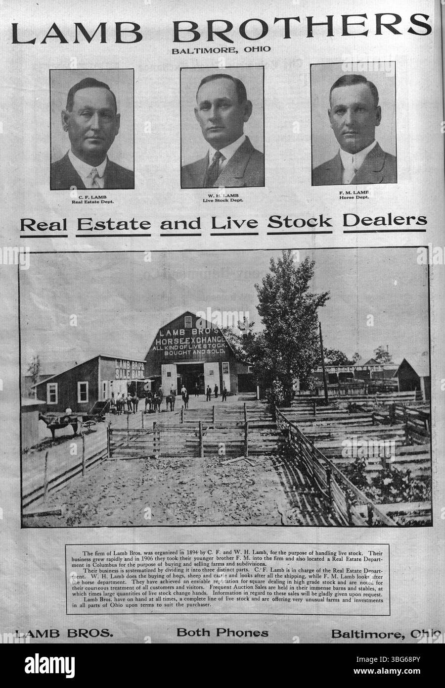 This page of the 1912 Columbus Sunday Dispatch Centennial Edition ...