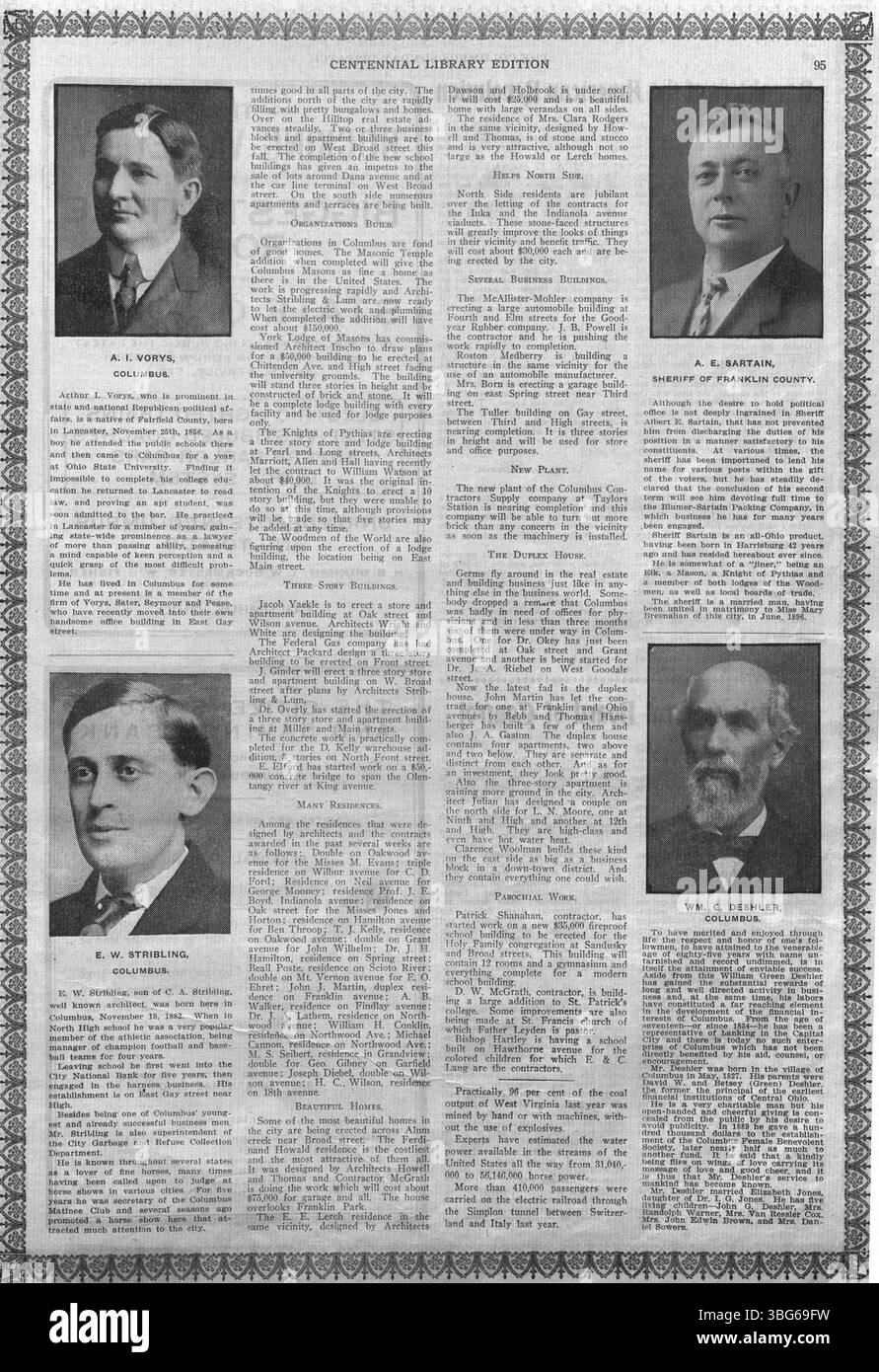 Page 97 of the *Columbus Sunday Dispatch Centennial Edition* (1912 ...