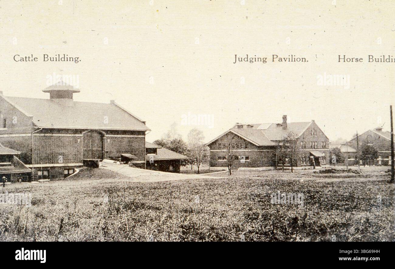 The Ohio State University campus in 1912 featured cattle and horse ...