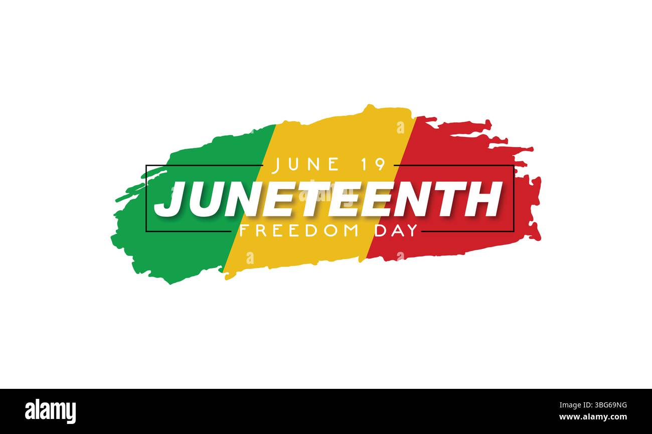 Juneteenth Emancipation Day. African American Independence Day. Vector ...