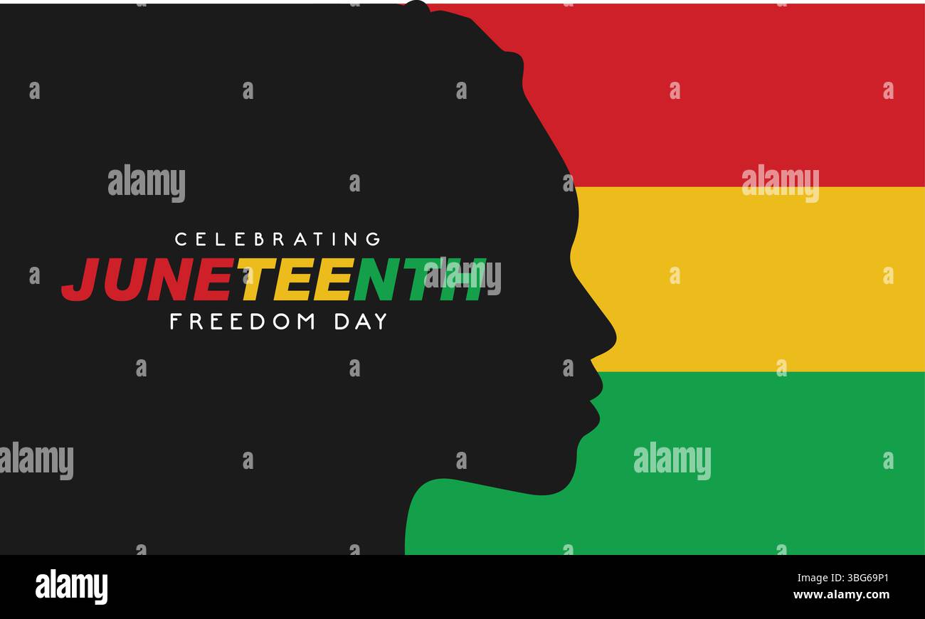 Juneteenth Emancipation Day. African American Independence Day. Vector ...