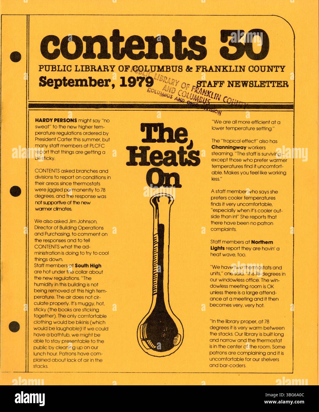 Contents is the official employee newsletter of Columbus Metropolitan ...