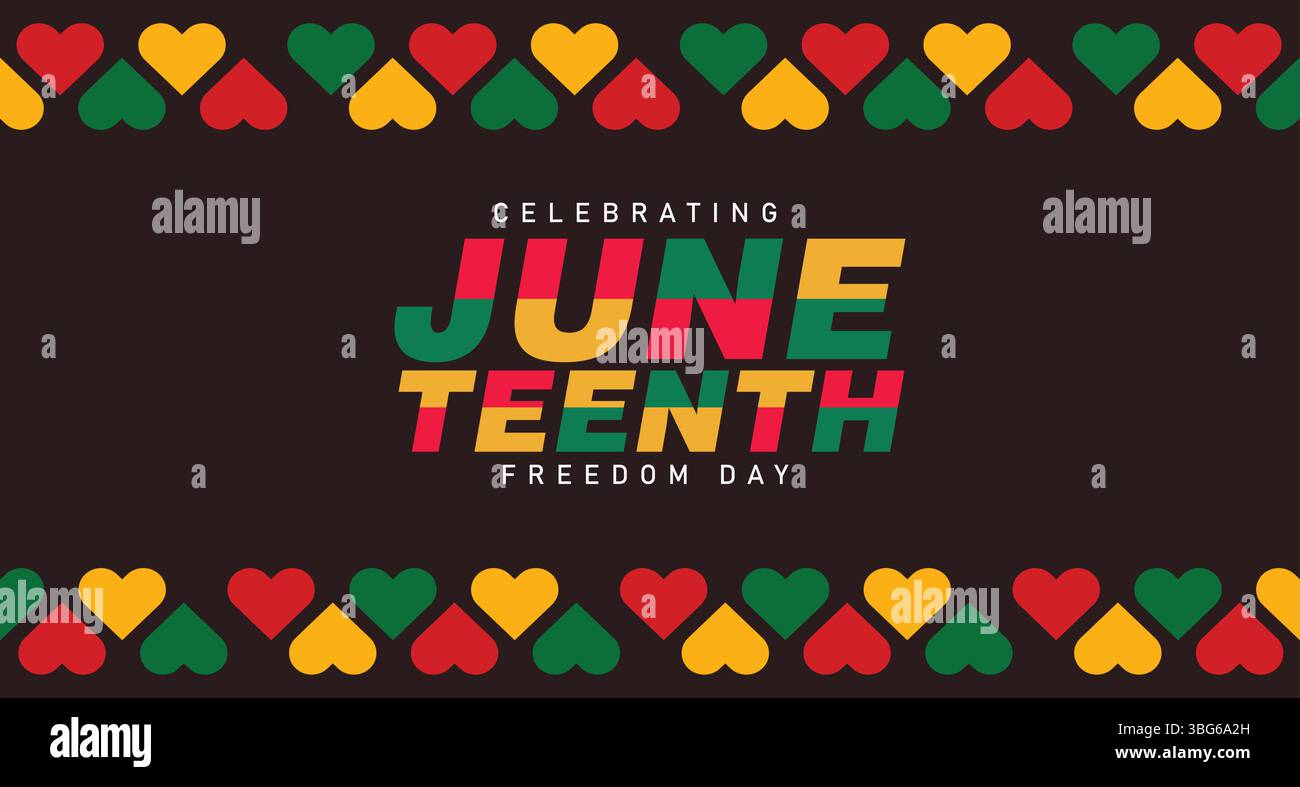 Juneteenth Emancipation Day. African American Independence Day. Vector ...