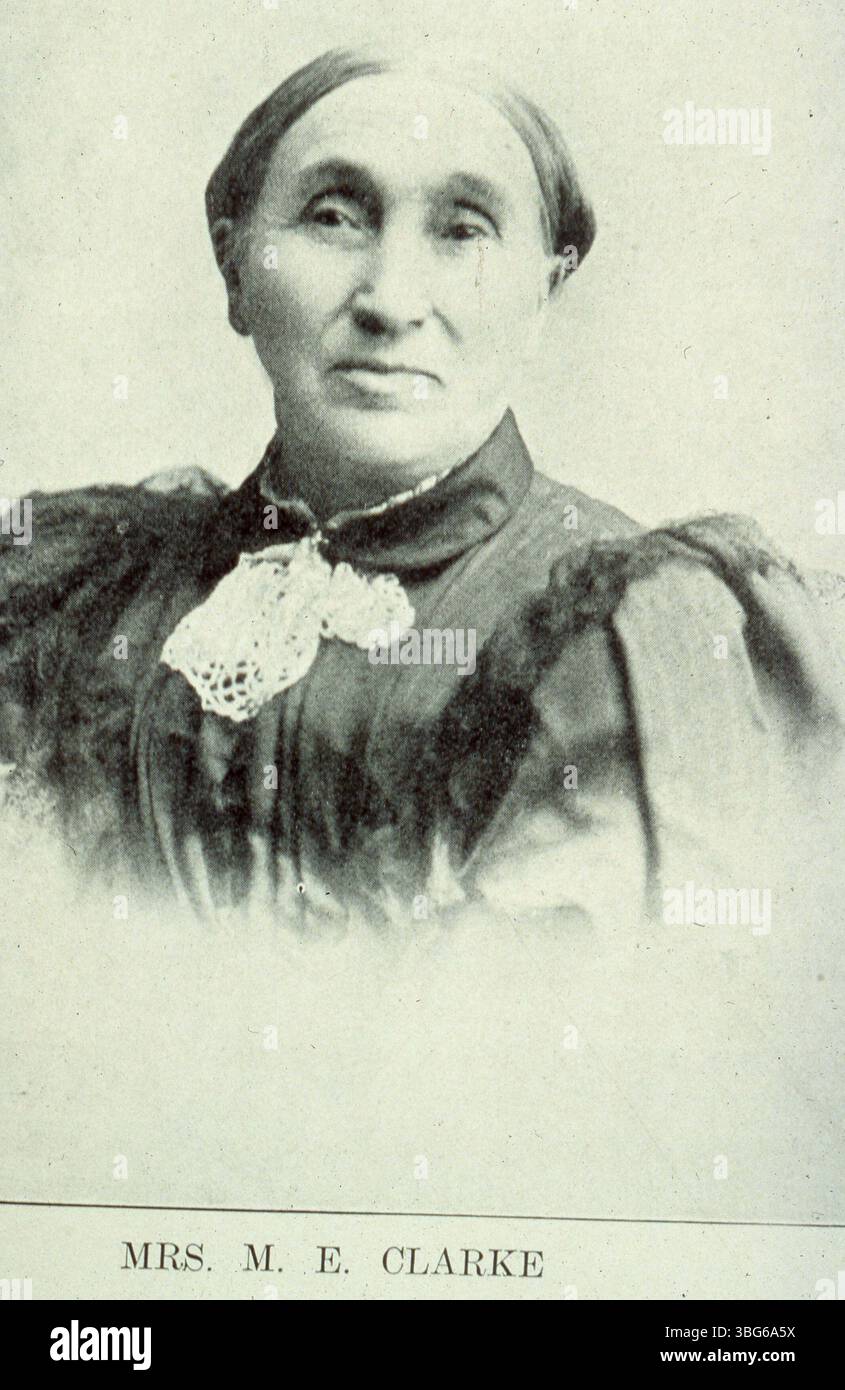 Mindwell E. Clarke (1822-1911) was born in Franklin County, Ohio. She ...