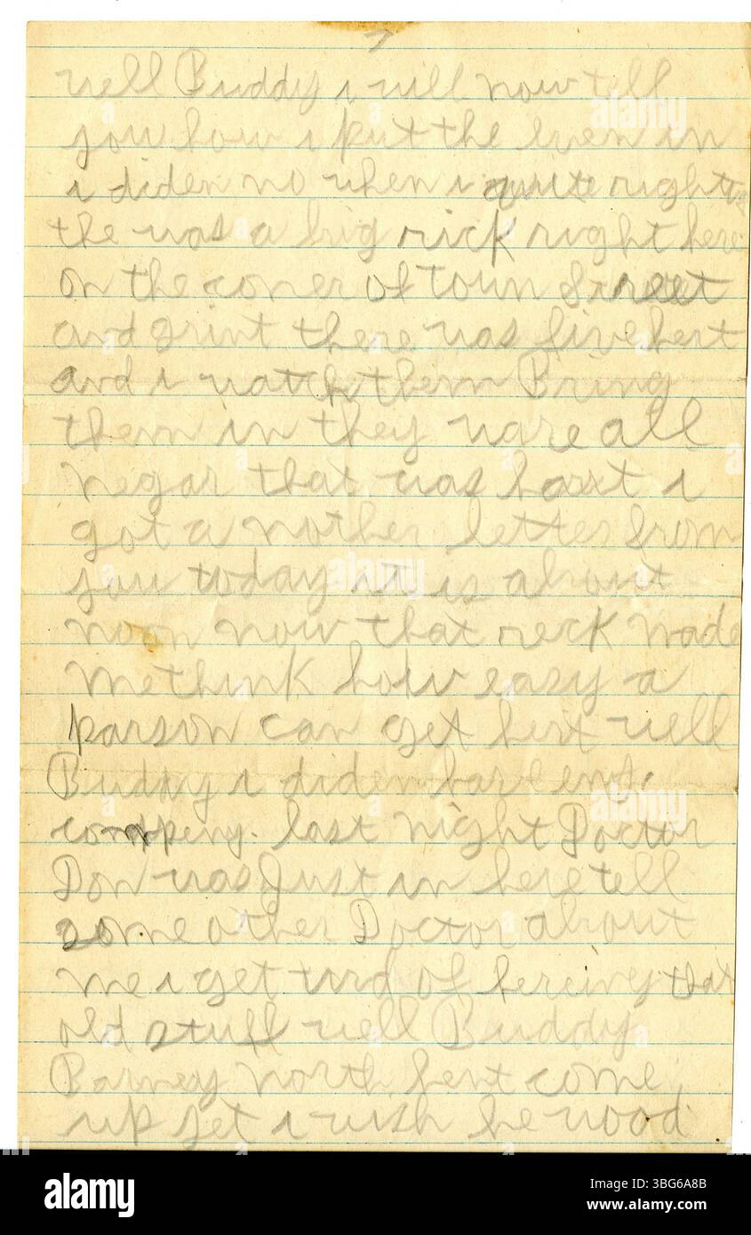 This letter from Charles Keplar, written on July 1, 1922, describes his ...