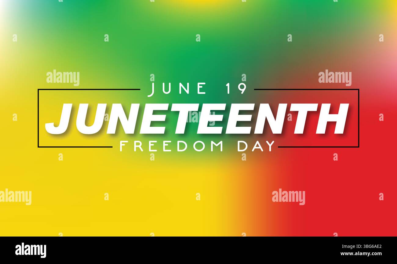 Juneteenth Emancipation Day. African American Independence Day. Vector ...