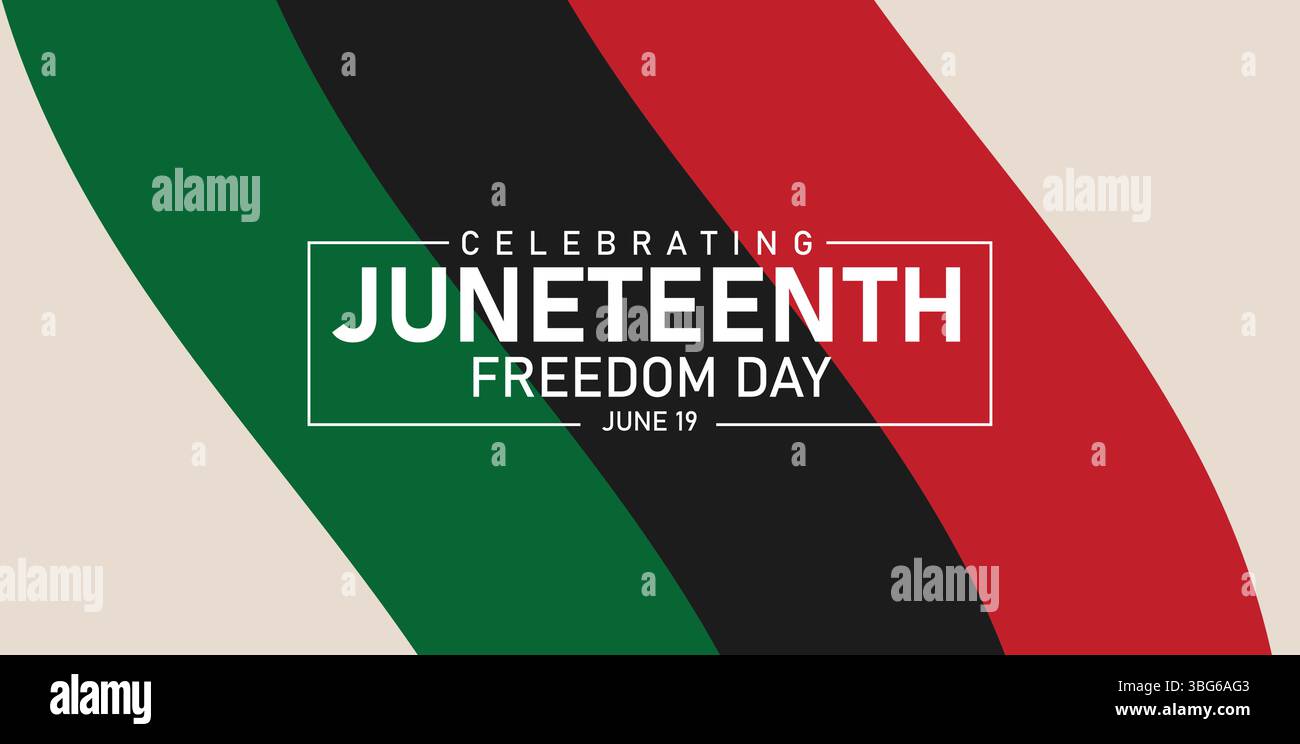 Juneteenth Emancipation Day. African American Independence Day. Vector ...
