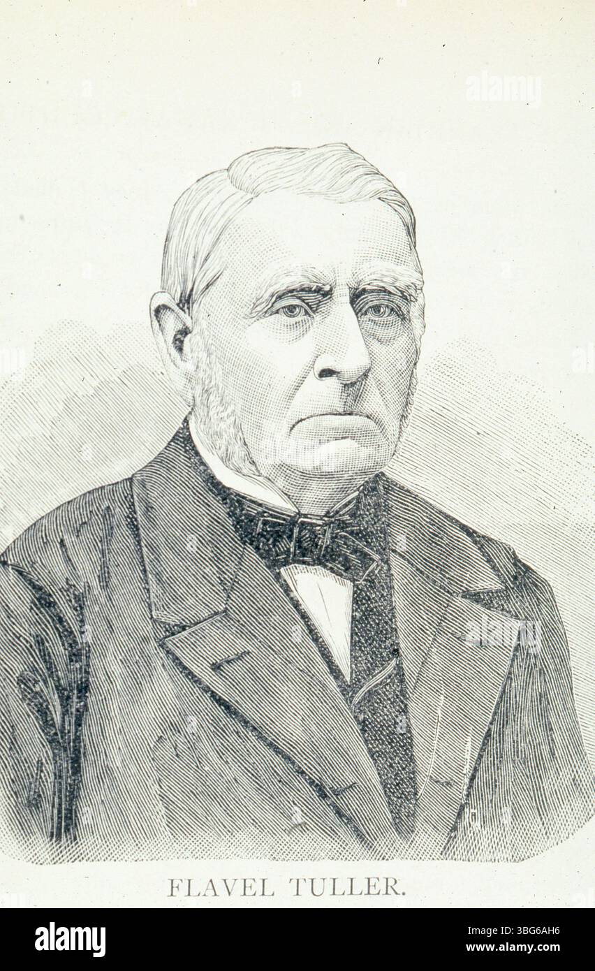 This portrait of Flavel Tuller (1795-1881) shows a prominent Ohio ...