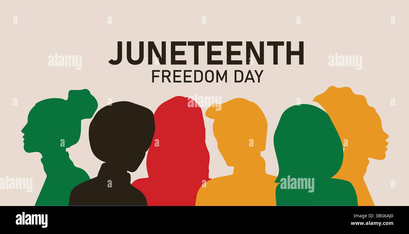 Juneteenth Emancipation Day. African American Independence Day. Vector ...