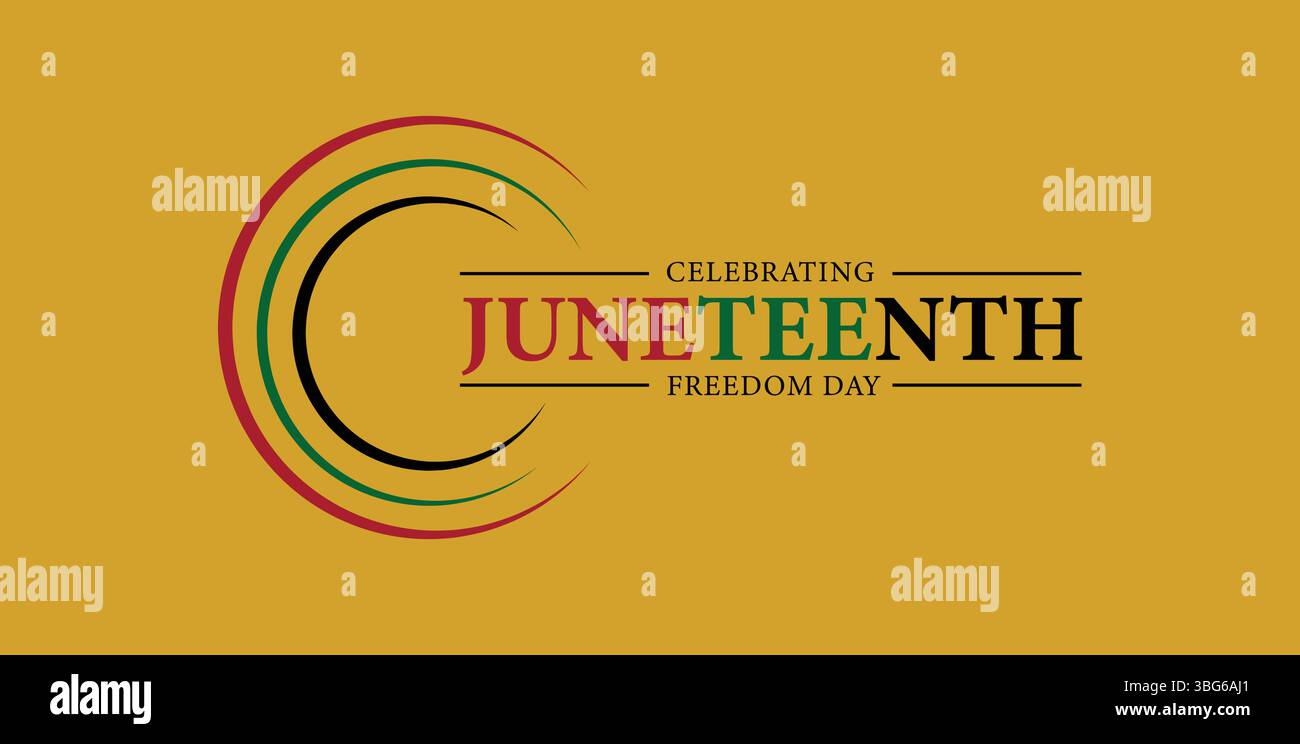 Juneteenth Emancipation Day. African American Independence Day. Vector ...