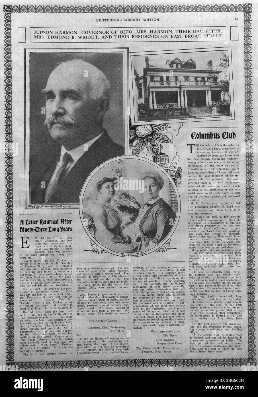 The 1912 Columbus Sunday Dispatch Centennial Edition celebrates 100 ...
