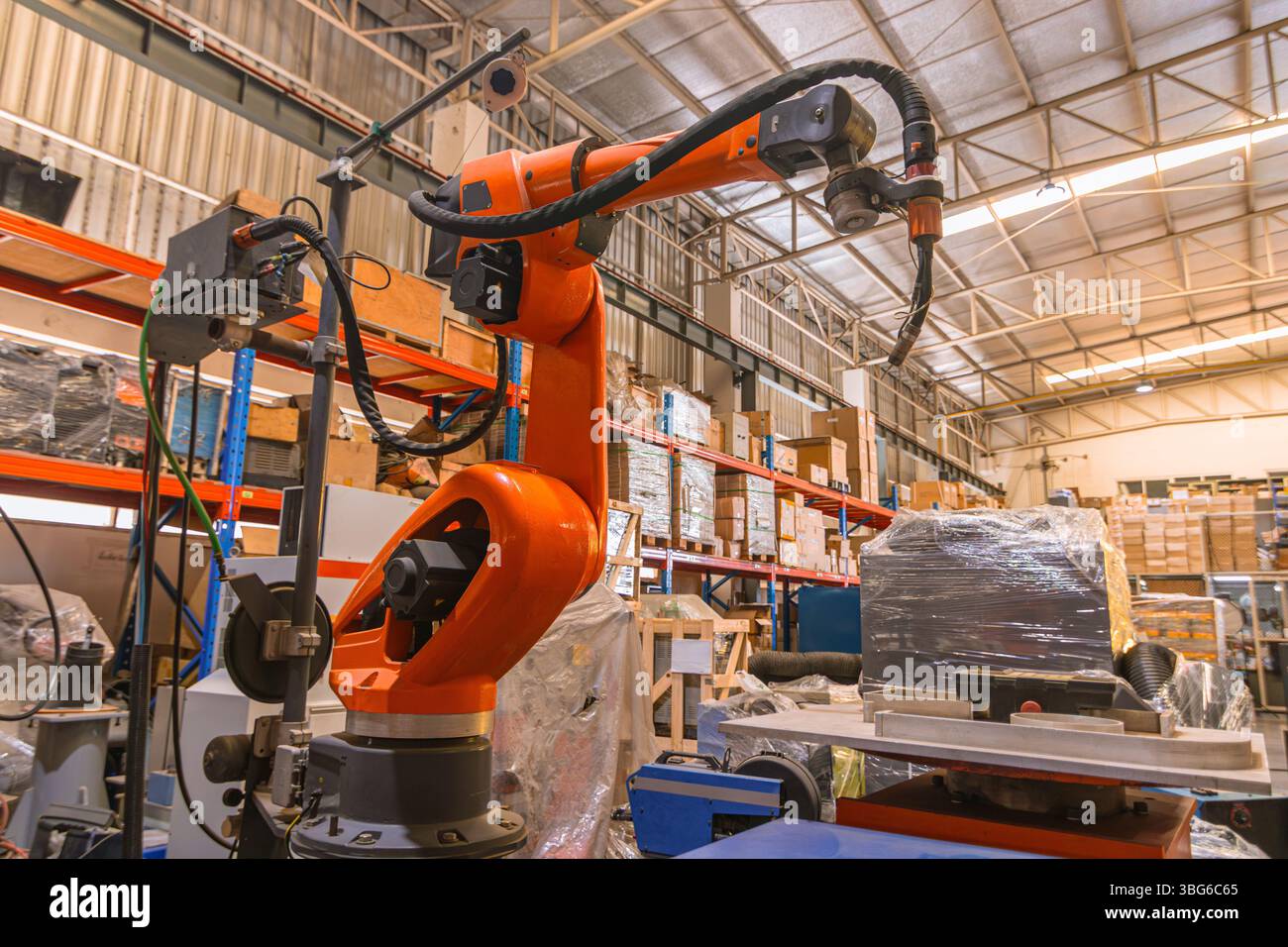 Robotic Smart Welding Machine. Welder arm machine, Robotic Welding or ...