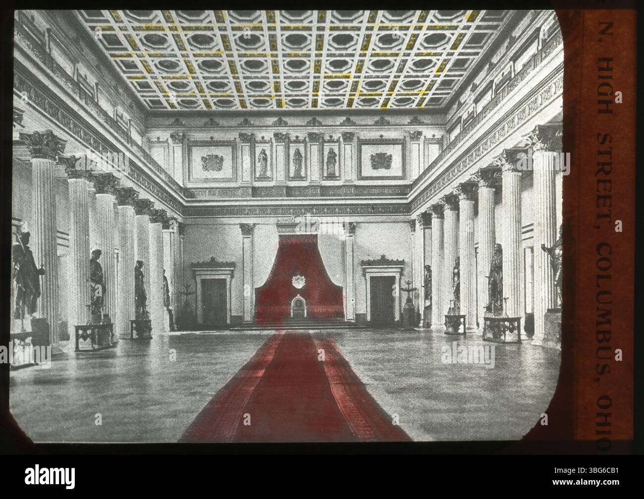 The Throne Room of the Residenz Palace in Munich, captured during the ...
