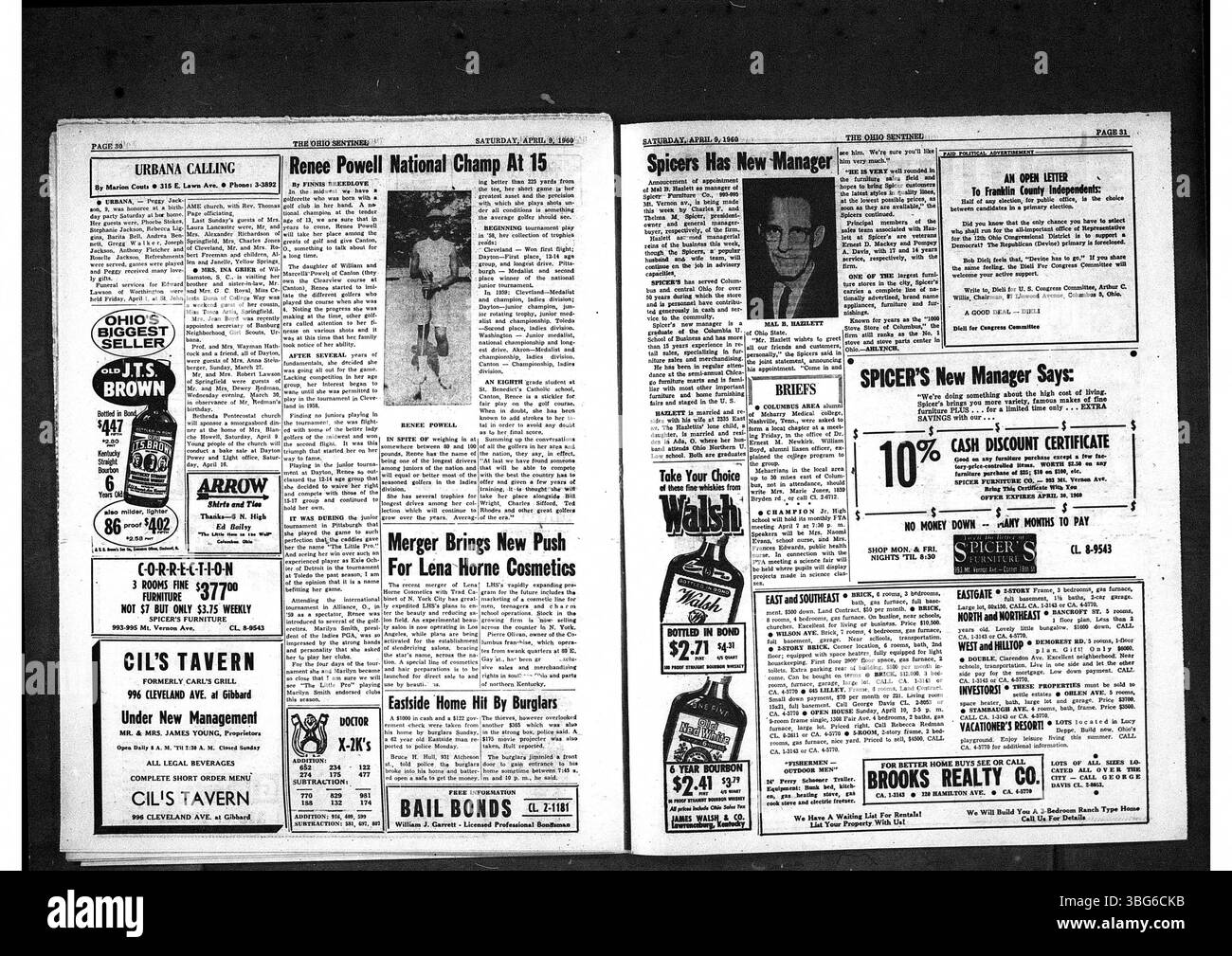 The Ohio State Sentinel, founded on June 1, 1949, was a weekly ...