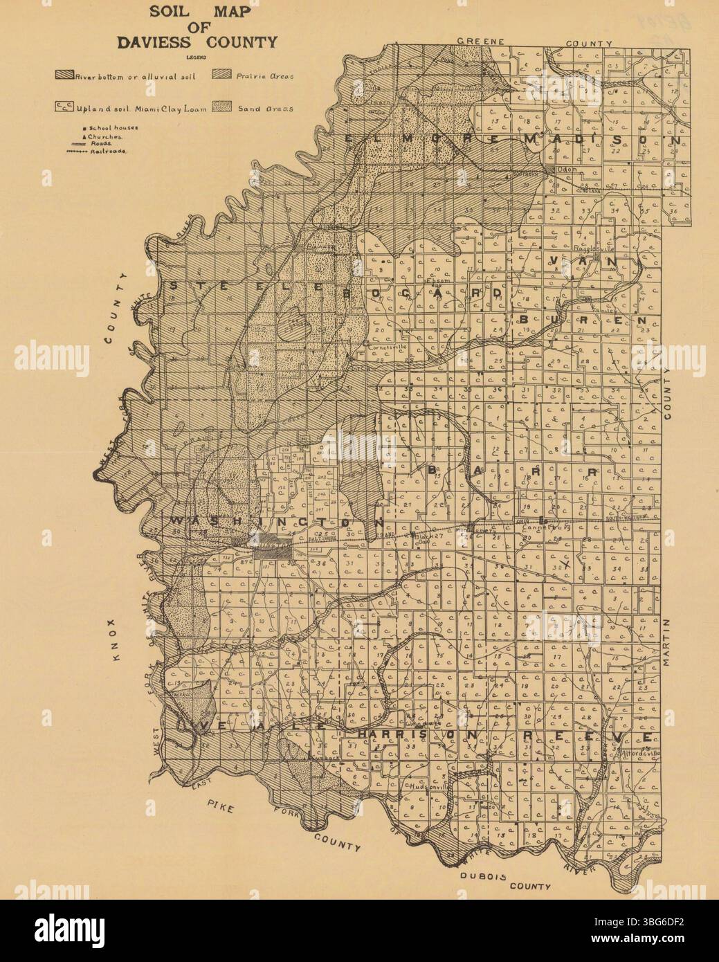 This map provides a detailed representation of soil types and ...