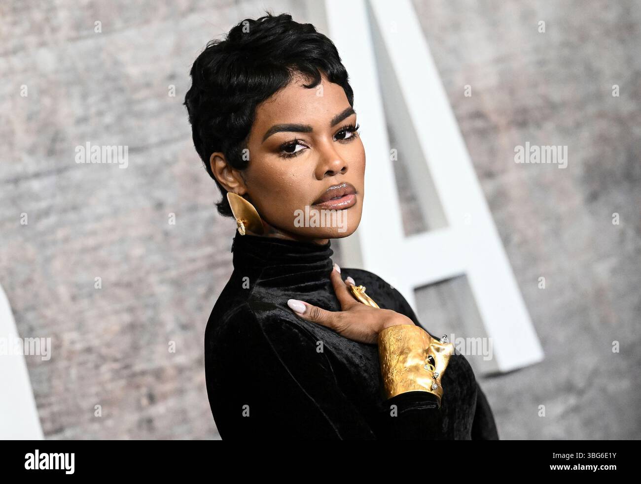 Teyana Taylor attends the Netflix special screening of Tyler Perry's "Straw" at The Plaza Hotel ...