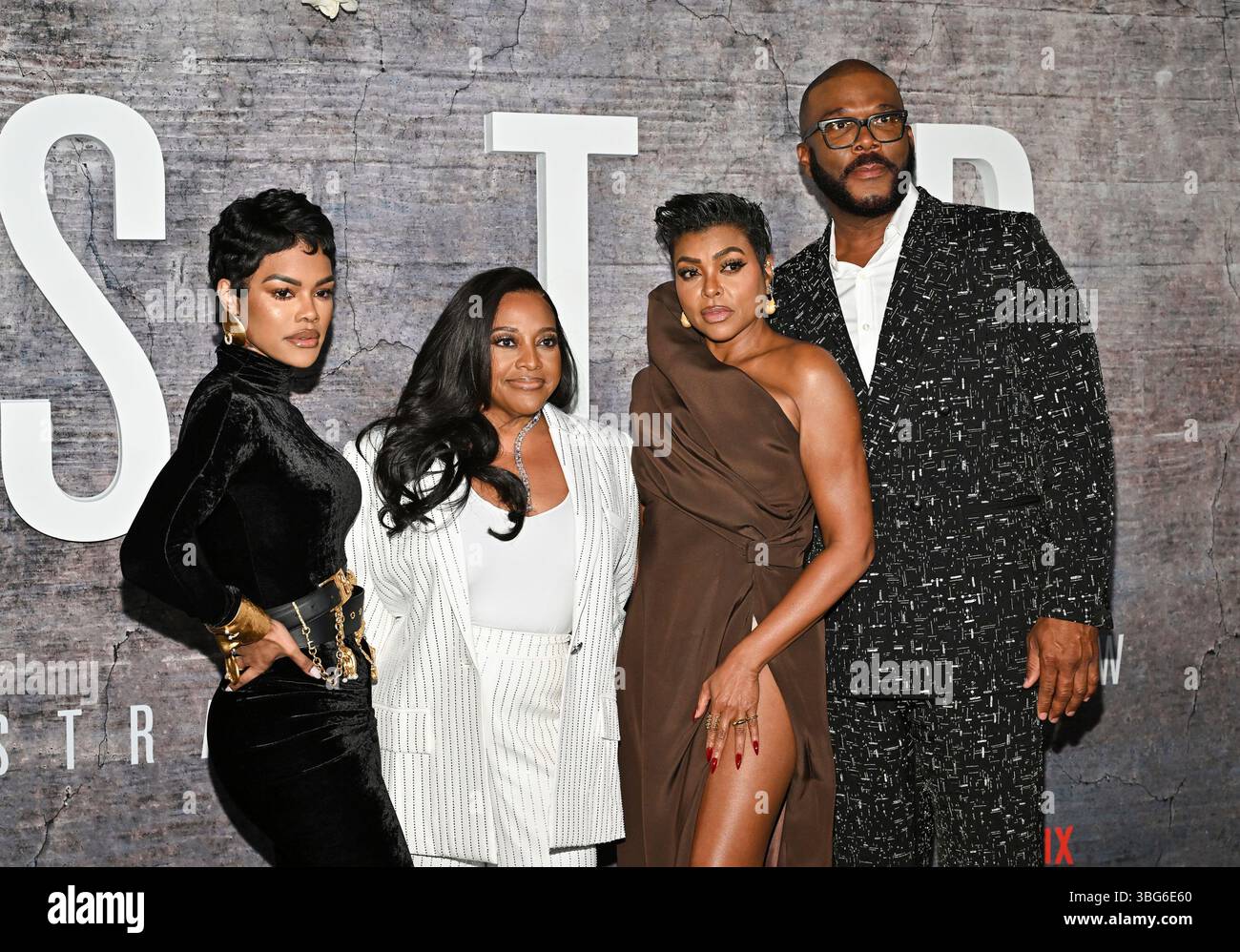 Teyana Taylor, left, Sherri Shepherd, Taraji P. Henson and Tyler Perry ...