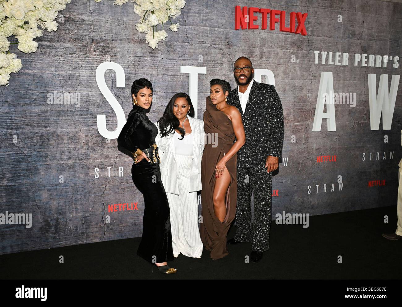 Teyana Taylor, left, Sherri Shepherd, Taraji P. Henson and Tyler Perry ...
