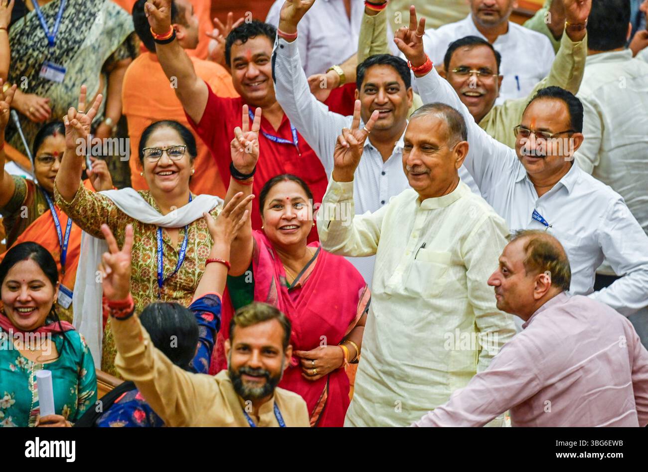 New Delhi, India. 03rd June, 2025. NEW DELHI, INDIA - JUNE 3: BJP ...