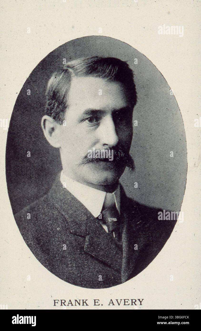 Frank Elmer Avery (1865-1950) founded the first auto repair shop in ...