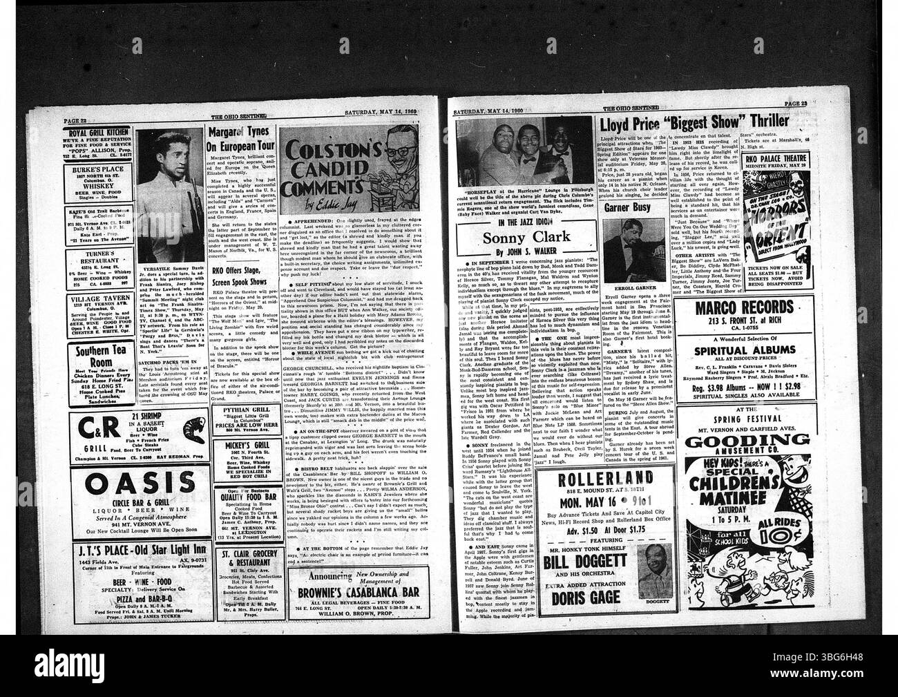 The Ohio Sentinel issue from May 14, 1960, provides insight into local ...