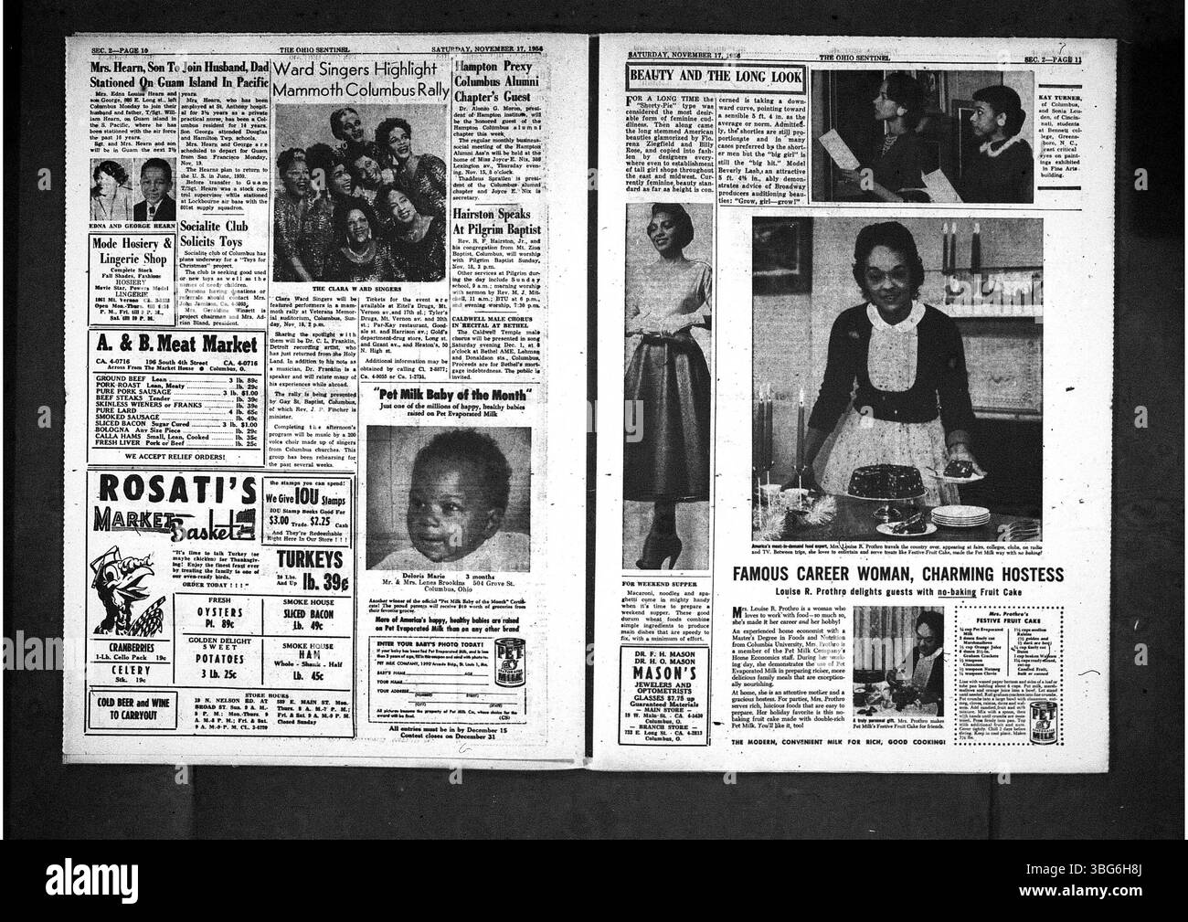 The November 17, 1956 issue of the Ohio Sentinel, a weekly African ...
