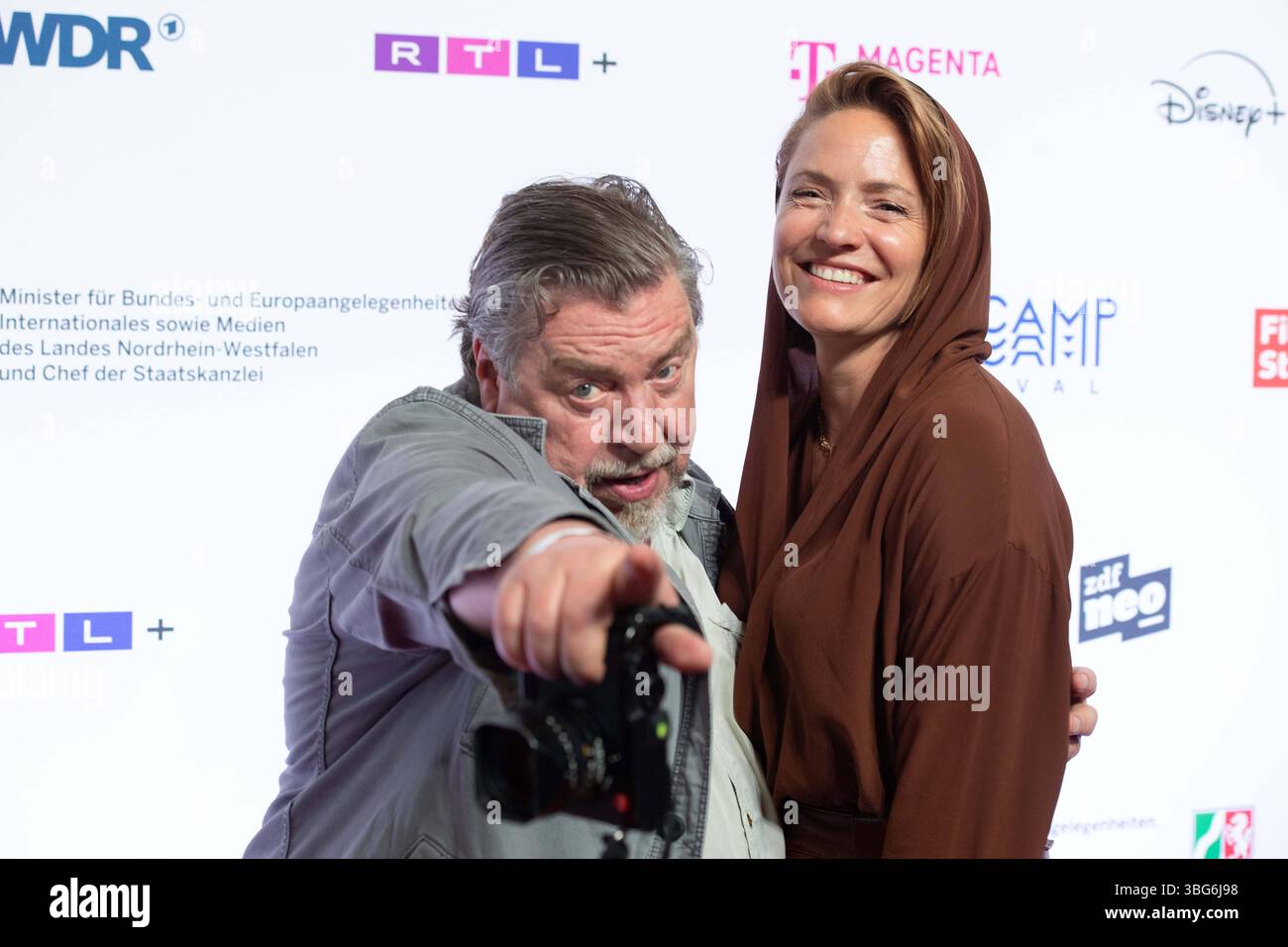 v.l. Armin ROHDE, Schauspieler, Patricia AULITZKY, Schauspielerin ...