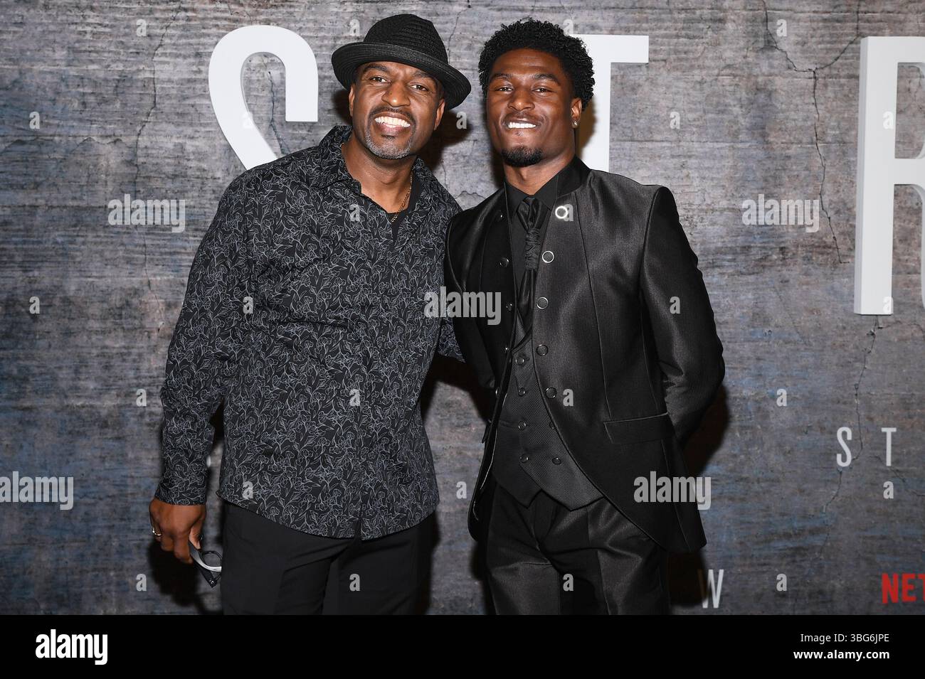 New York, USA. 03rd June, 2025. (L-R) Adonis Frazier and Dasan Frazier ...