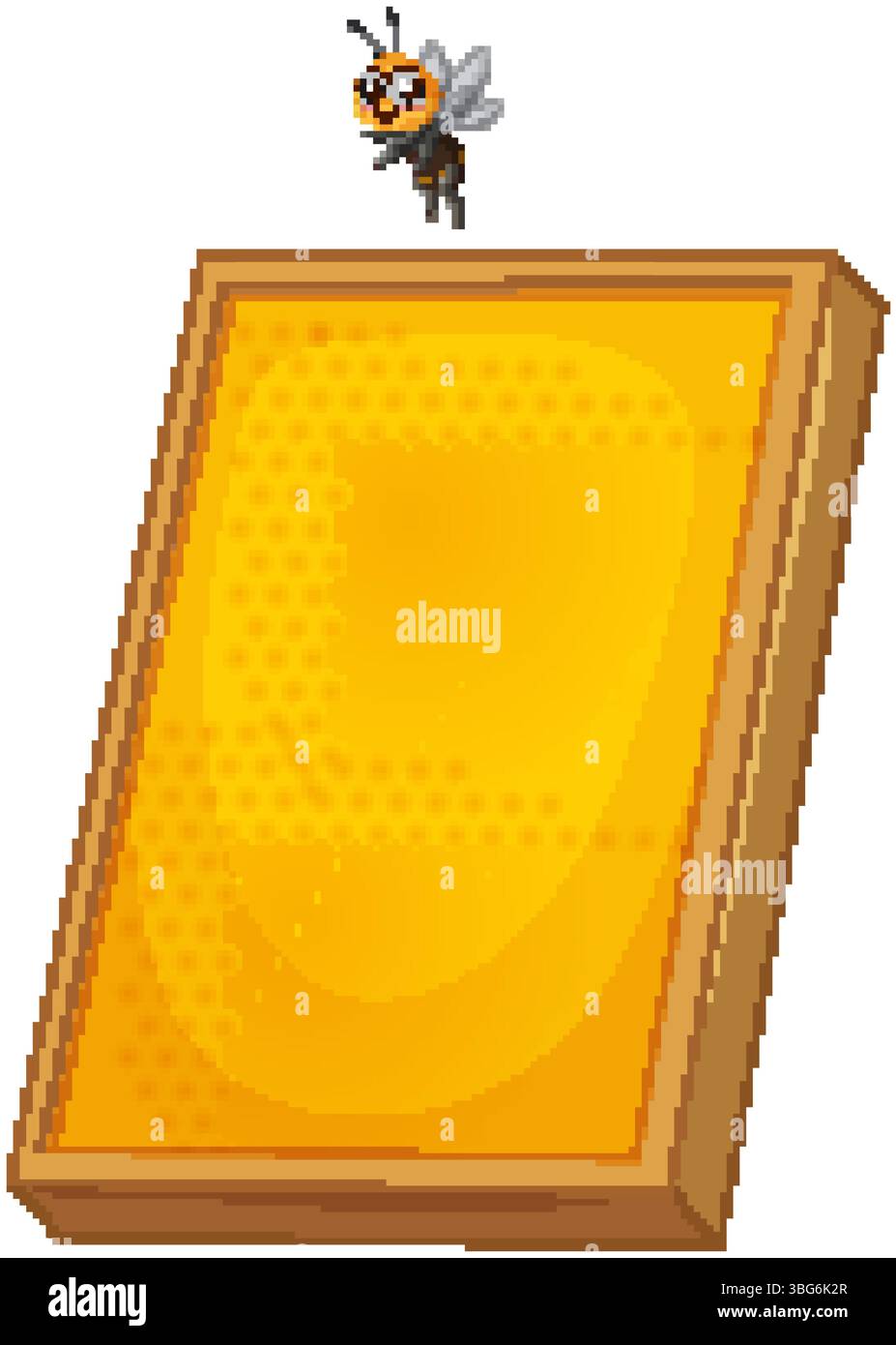 Honeycomb pattern filled Stock Vector Images - Alamy