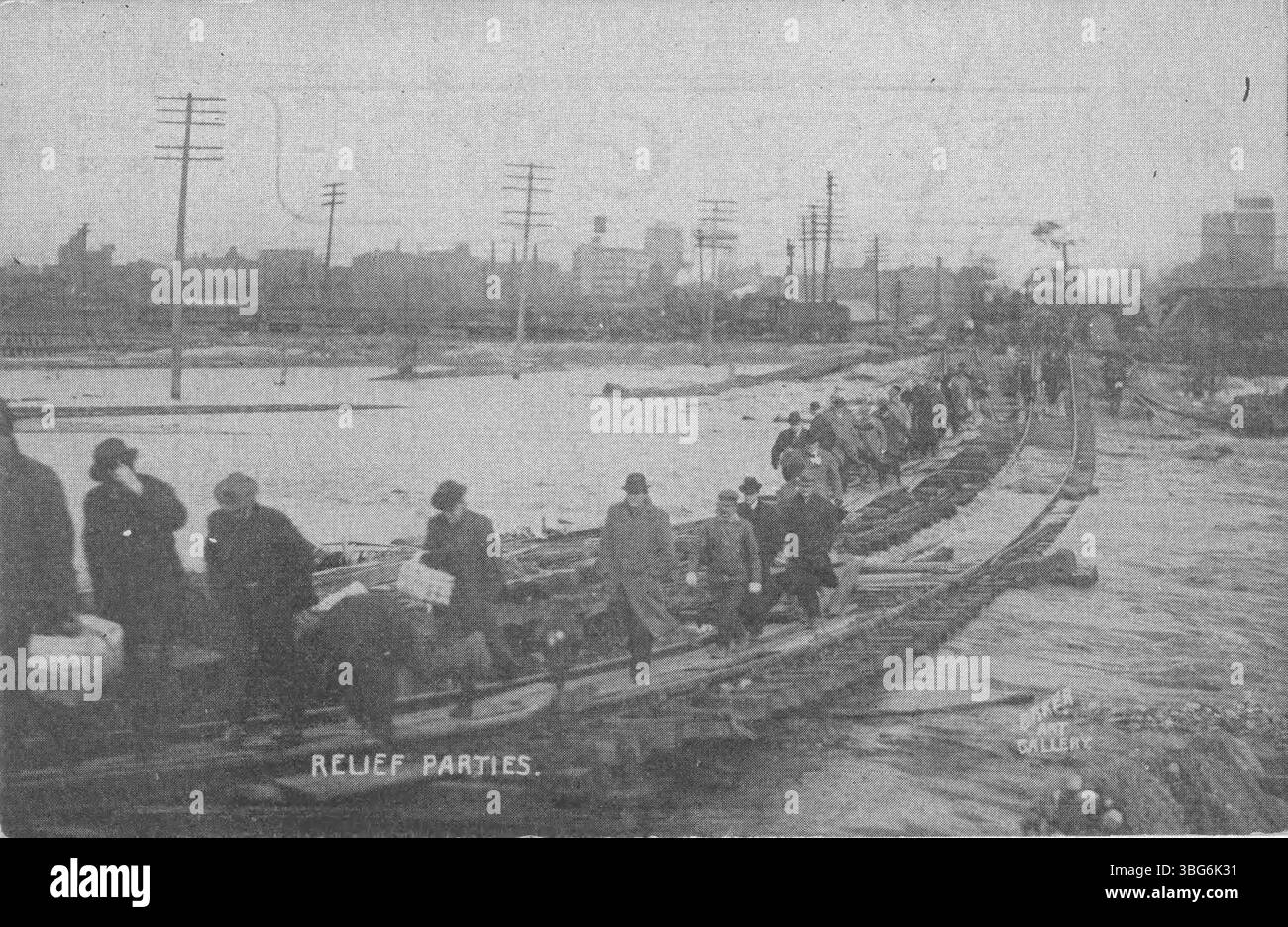 Disaster relief assistance Black and White Stock Photos & Images - Alamy