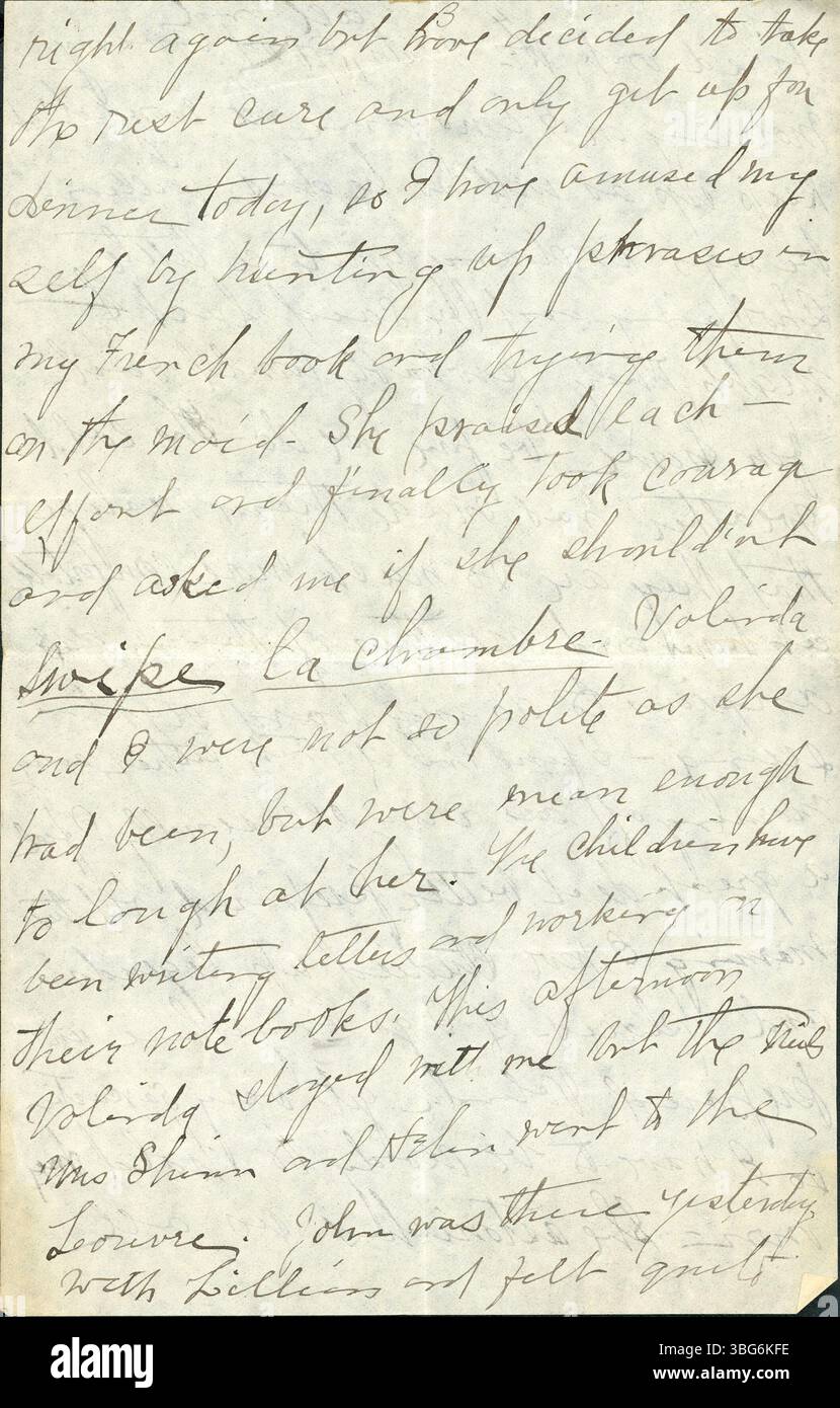 Written on June 2, 1894, this letter from Ellen Beatty Henderson to her ...