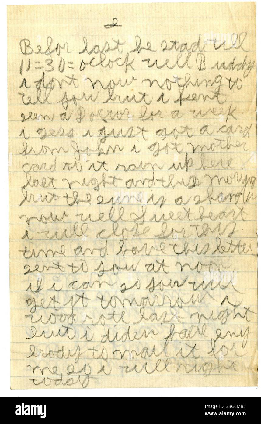 This letter from Charles Keplar to his family, dated April 17, 1922 ...