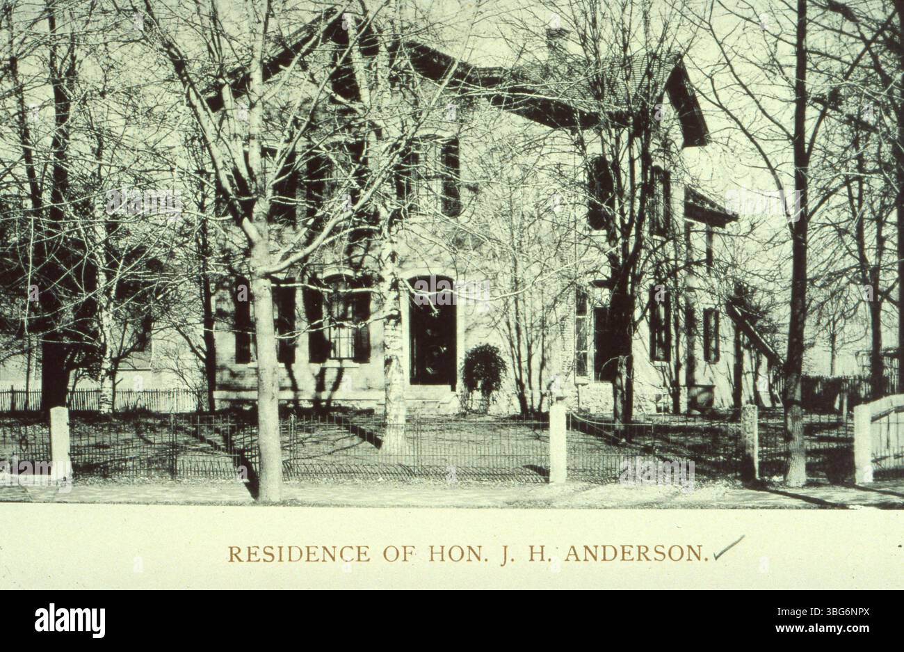 The James H. Anderson House, built in 1889, was the residence of James ...