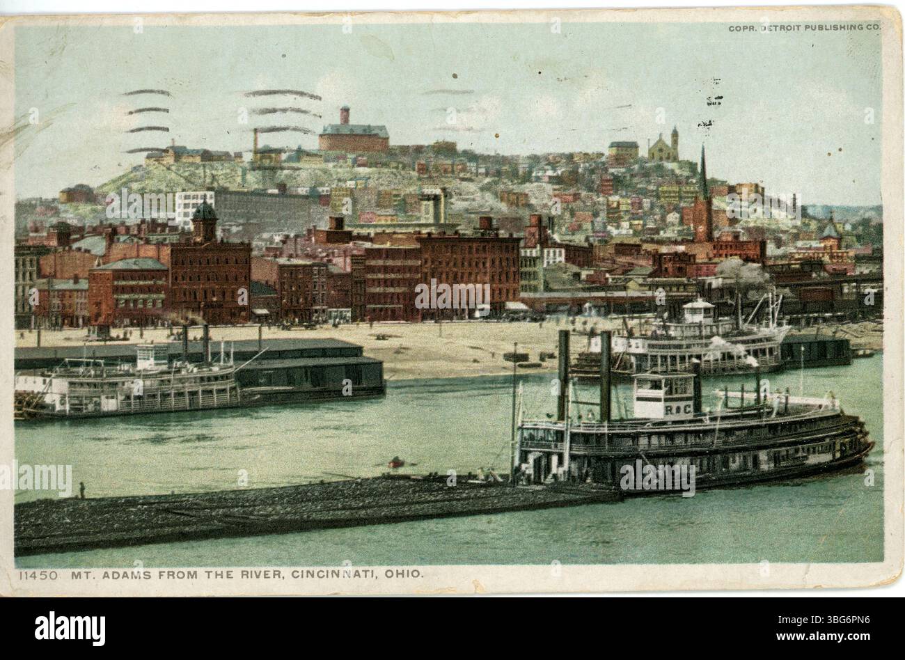 Mount adams historic neighborhood ohio river view hi-res stock ...
