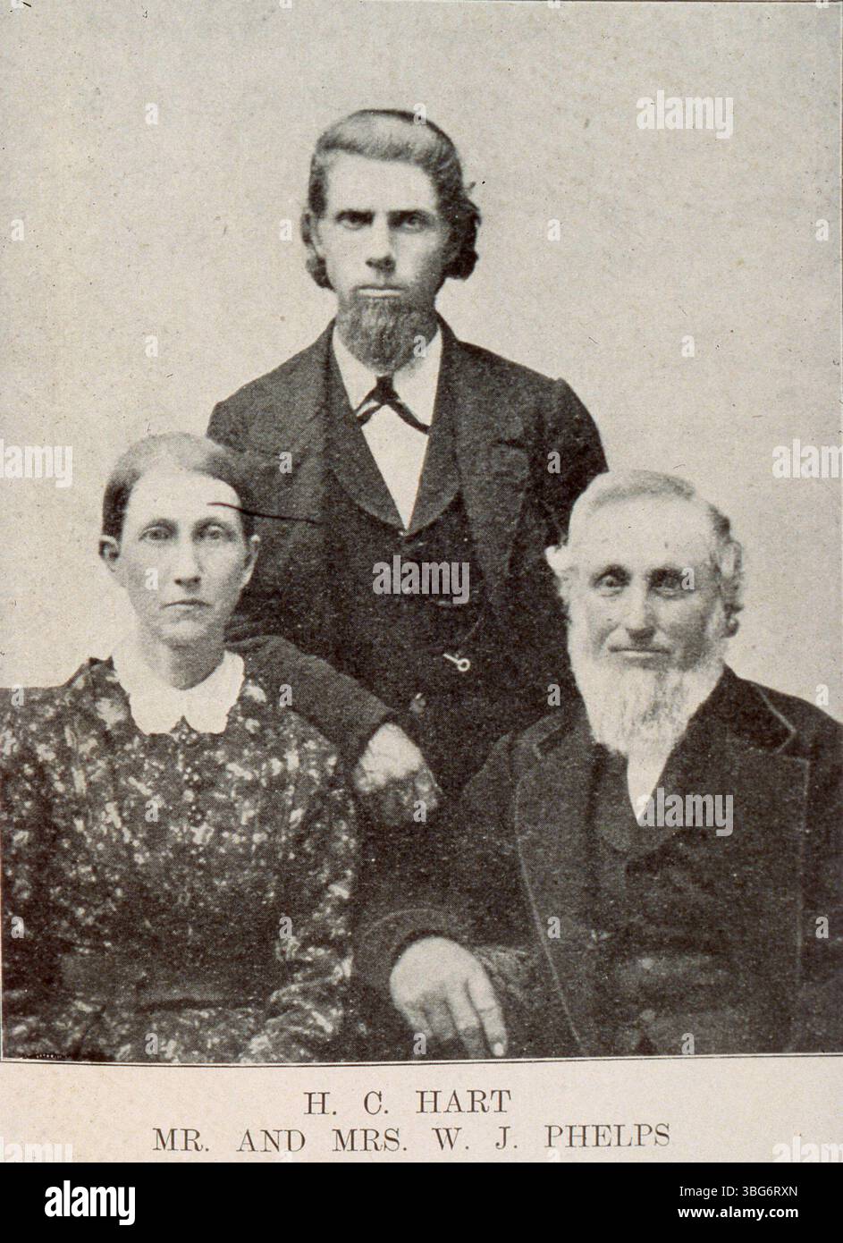 William J. Phelps (1820-1900), Caroline Hart Phelps (1826-1897), and ...