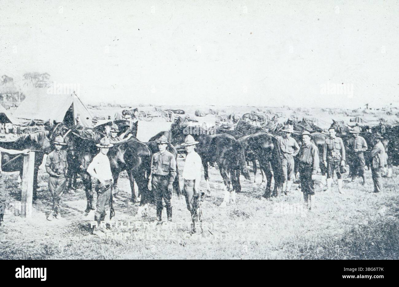 The Ohio National Guard Artillery Battery trained at Camp Willis in ...