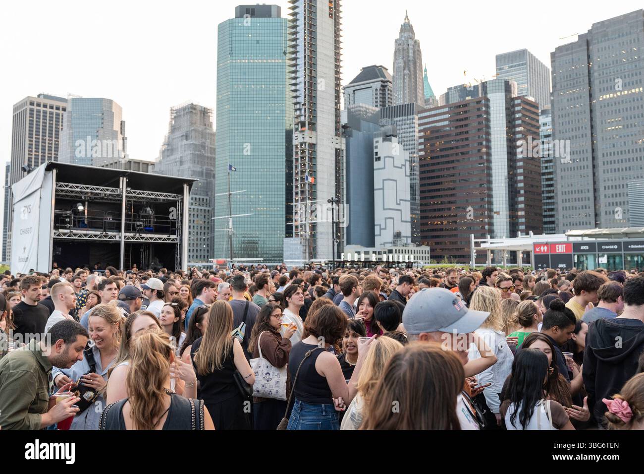 New York, USA. 03rd June, 2025. Huge crowd of fans attend concert by ...