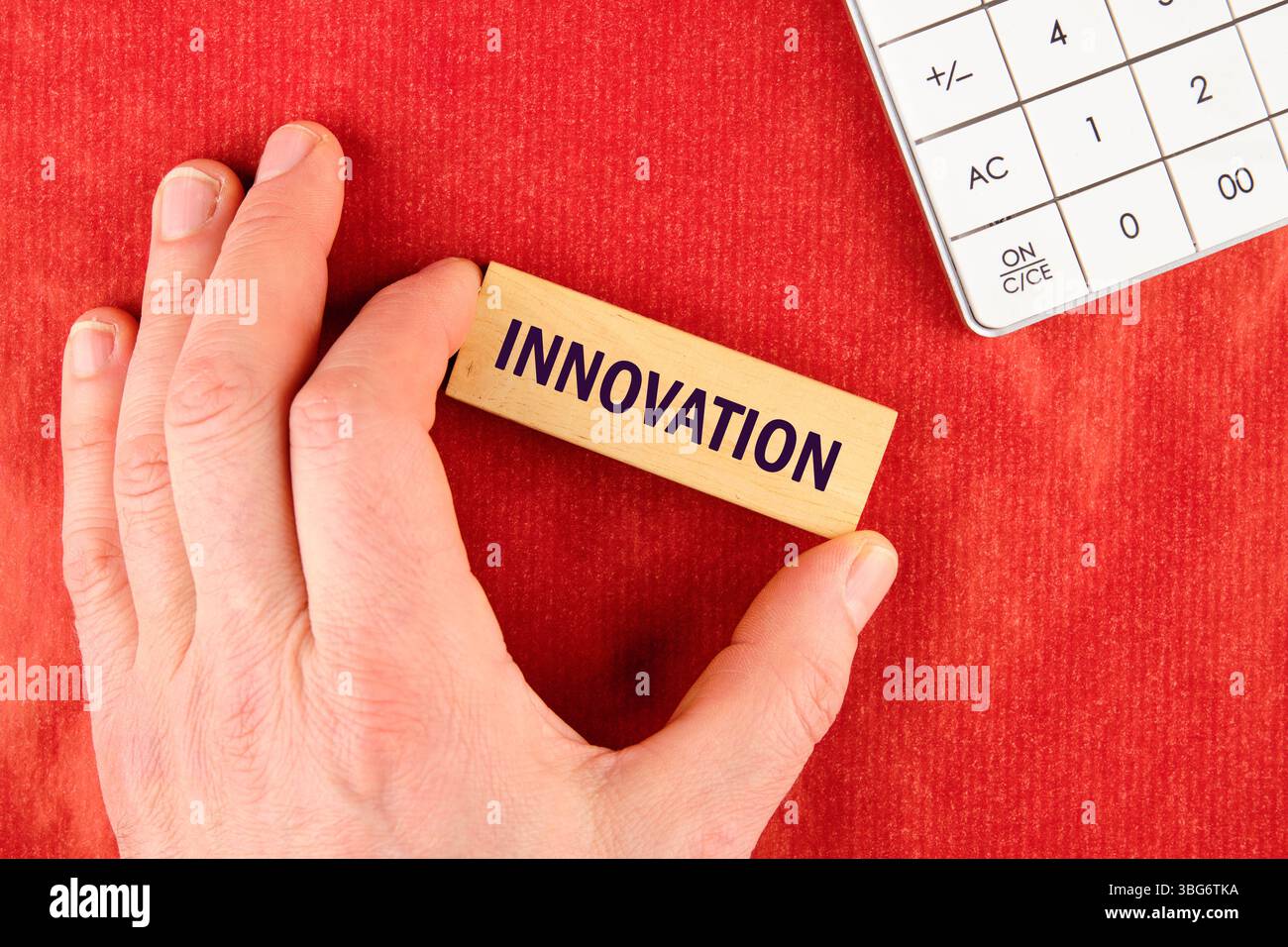 The concept word INNOVATION. Invention Development Design Concept Stock ...