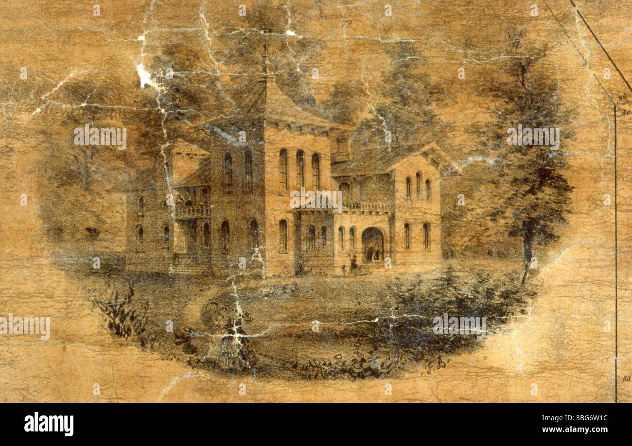 The William A. Gill House, built in 1850, was the residence of William ...