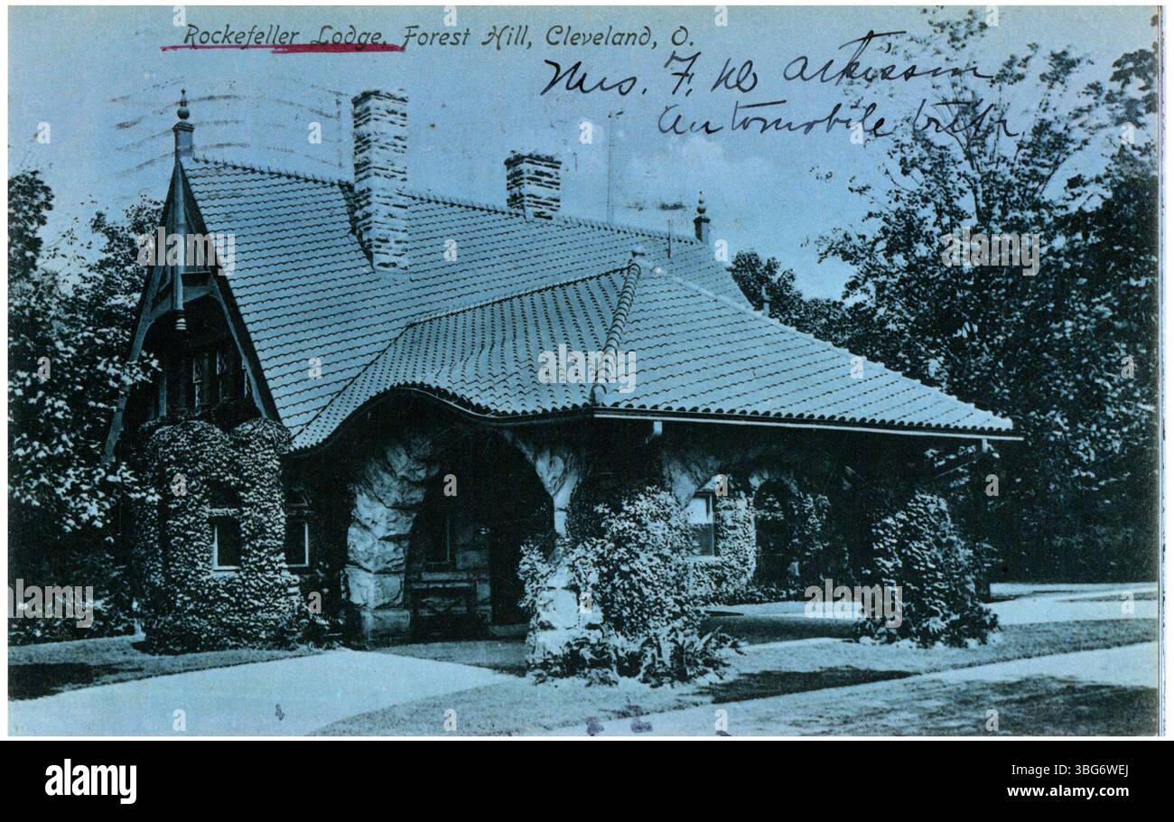 Home of John D. Rockefeller, Forest Hill, Cleveland, Ohio Stock Photo ...
