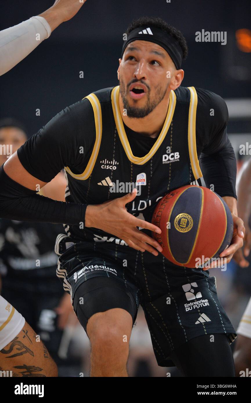 Andre Roberson from LDLC ASVEL during the French championship, Betclic ...