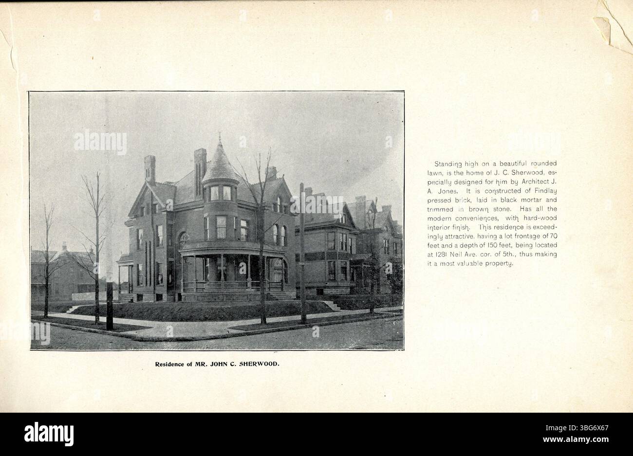 Published in 1897, this photo book showcases a variety of homes in ...