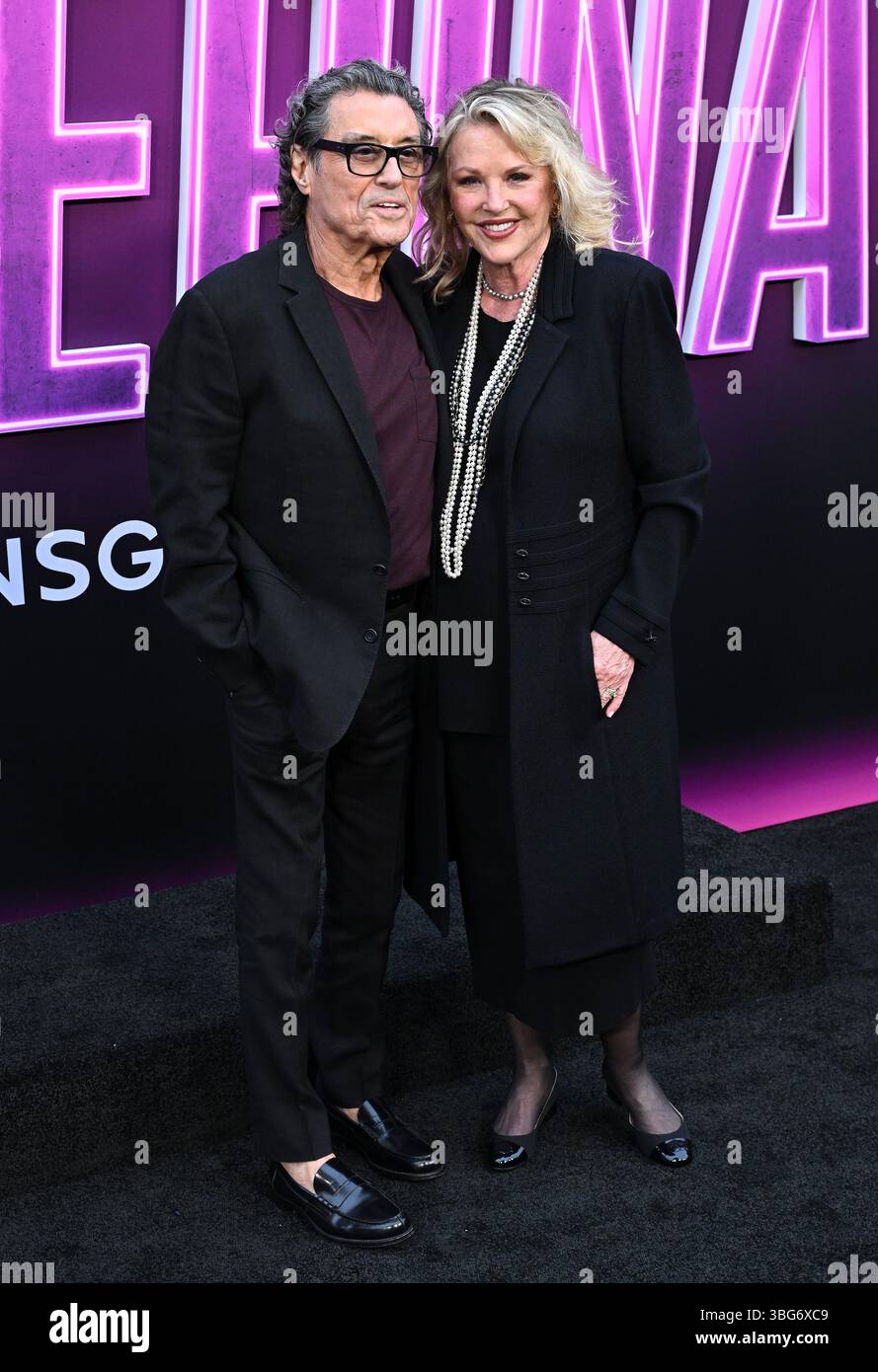 Hollywood, USA. 03rd June, 2025. Ian McShane and Gwen Humble arriving ...