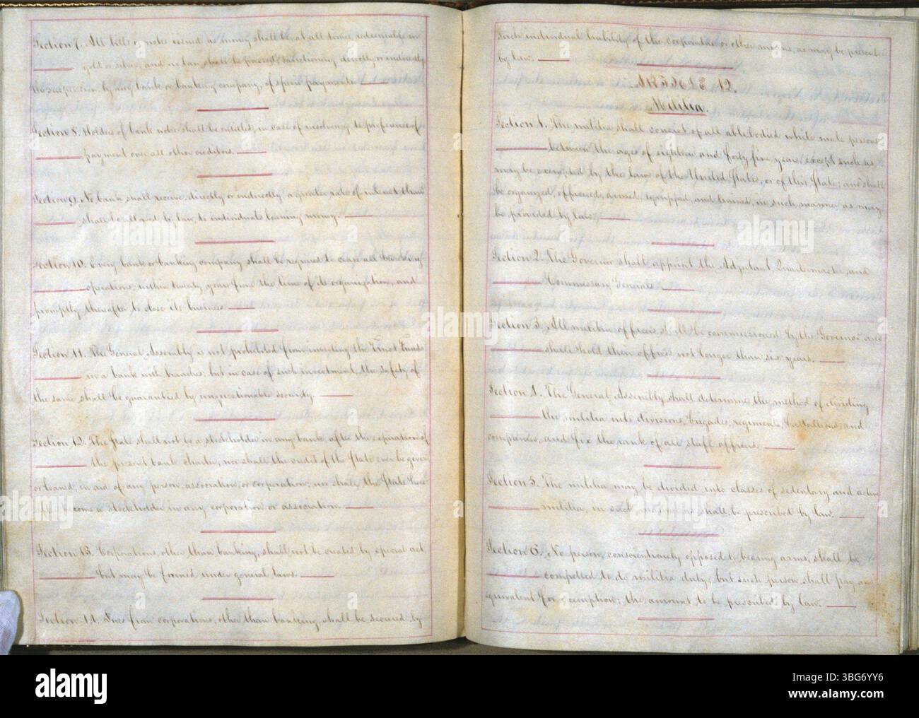 The 1851 Indiana Constitution establishes the structure and functions ...