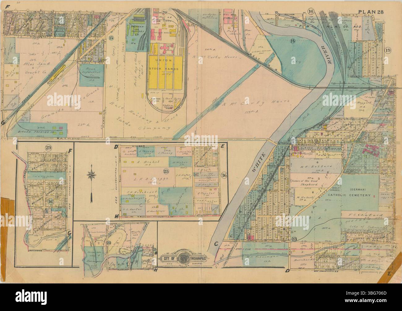 Baist Atlas Plan #28, from 1927, provides an updated view of ...