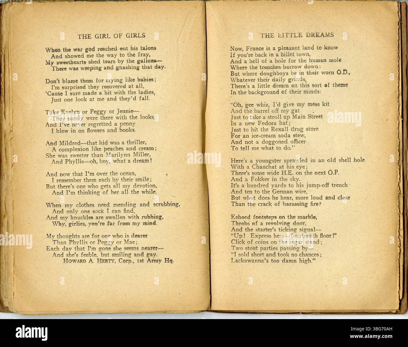 World war i poems hi-res stock photography and images - Alamy