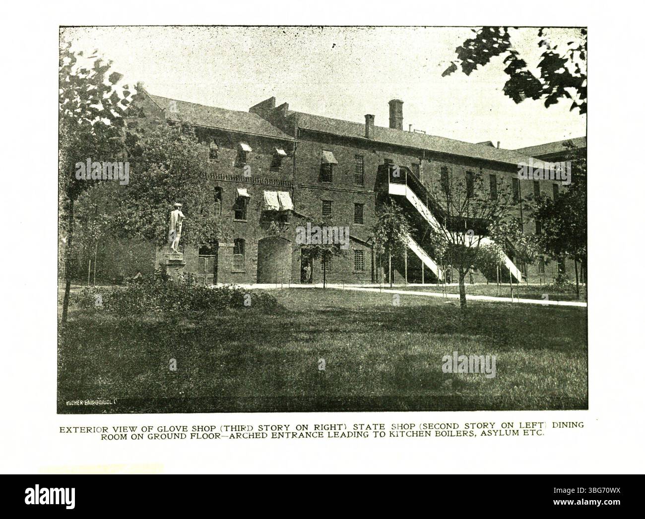 The 1899 souvenir from the Ohio Penitentiary features photographs of ...
