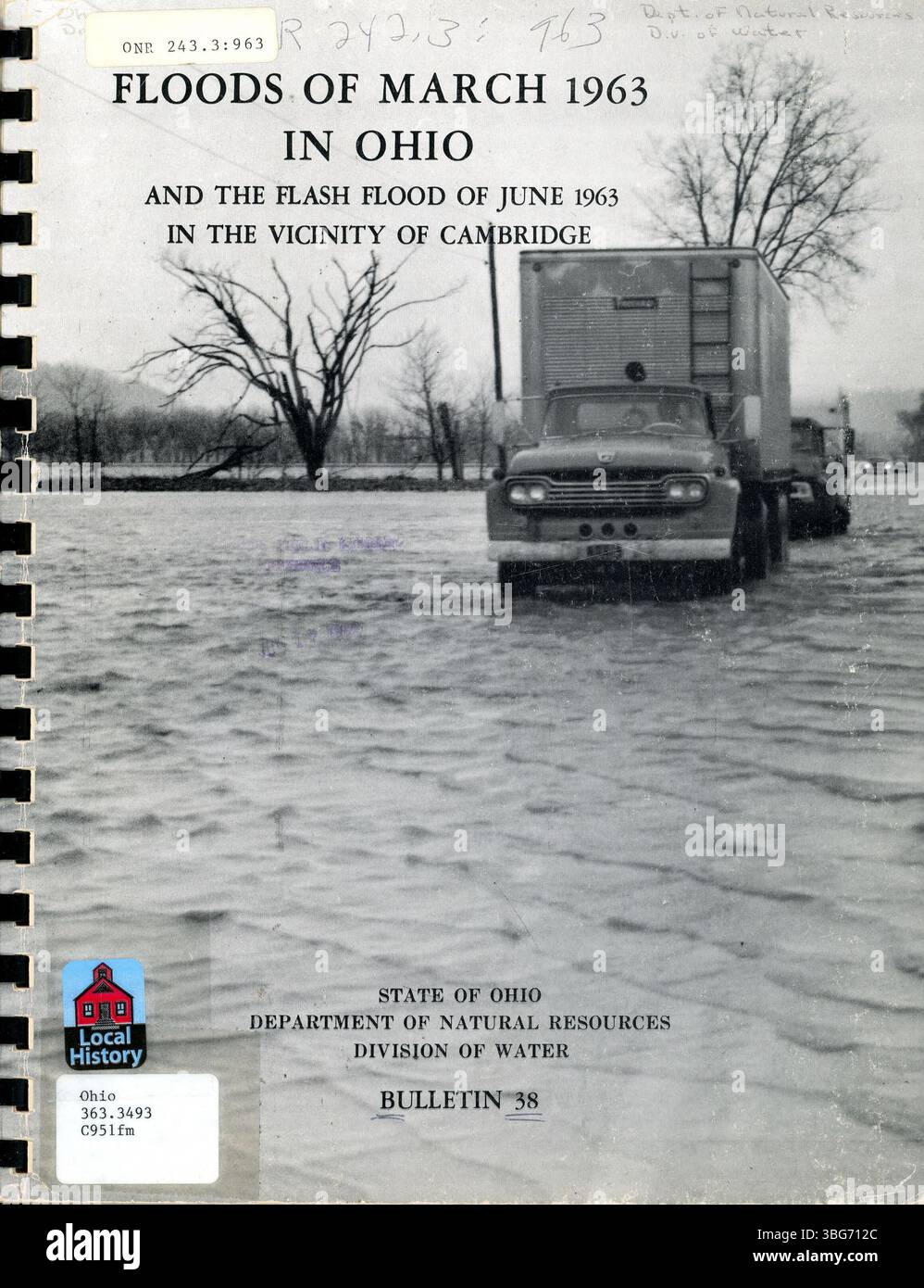 The March 1963 flood in Ohio was the worst since 1945 in the Hocking River basin and may have ...